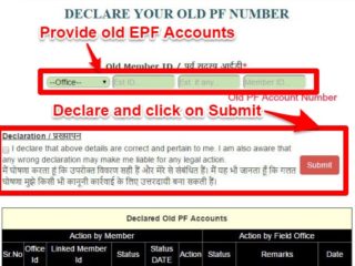 How to combine or consolidate multiple EPF Accounts online?
